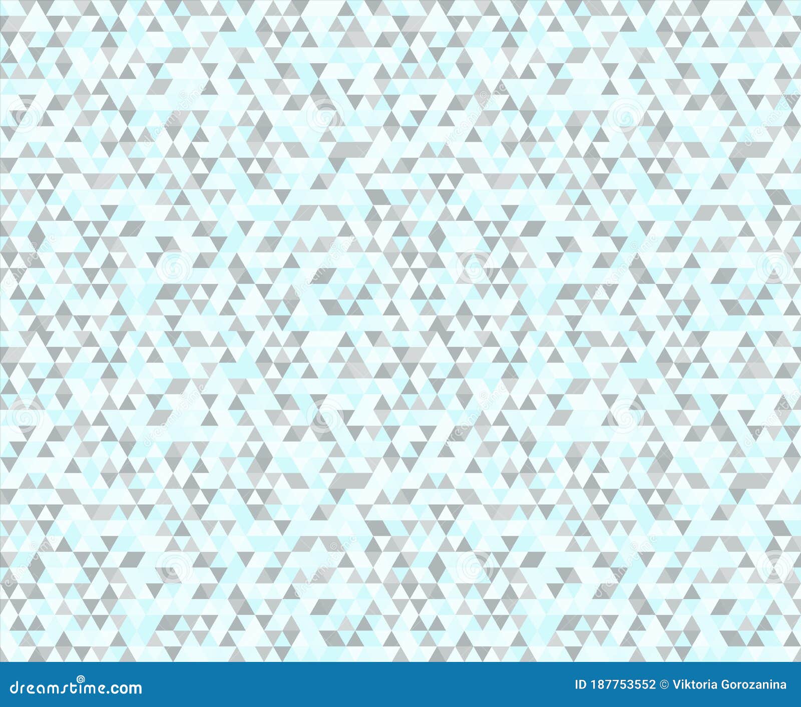 Poly Blue Pattern. Vector Pixel Seamless Background. Triangular Modern ...