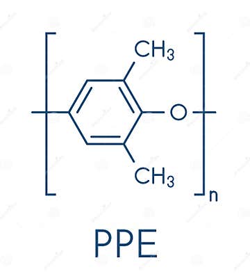 Polyp-phenylene Oxide PPO Polymer, Chemical Structure. Also Known As ...