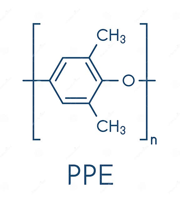 Polyp-phenylene Oxide PPO Polymer, Chemical Structure. Also Known As ...