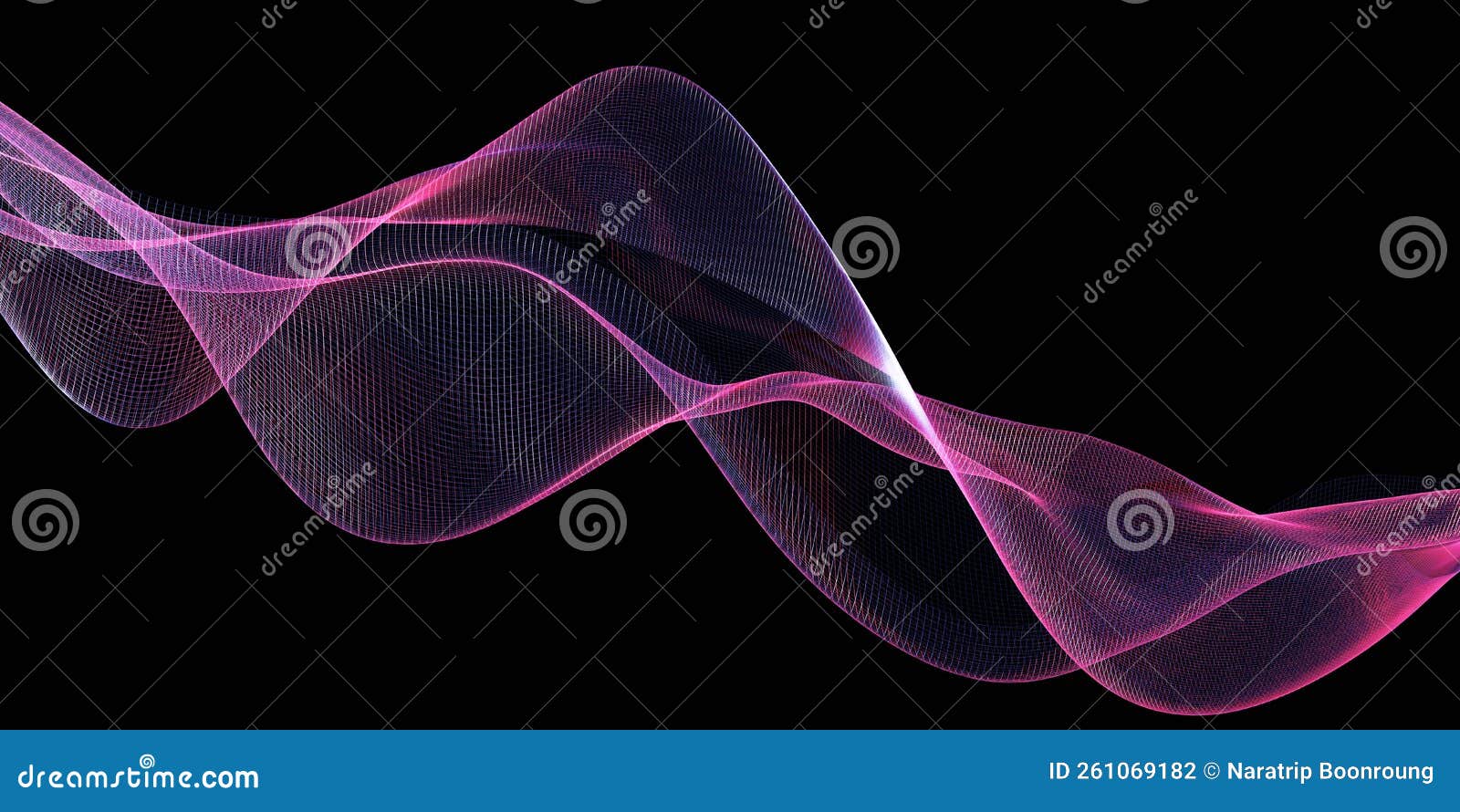 Poly Wire Grid Swaying Mesh Abstract Background Net of Glitter 3D ...