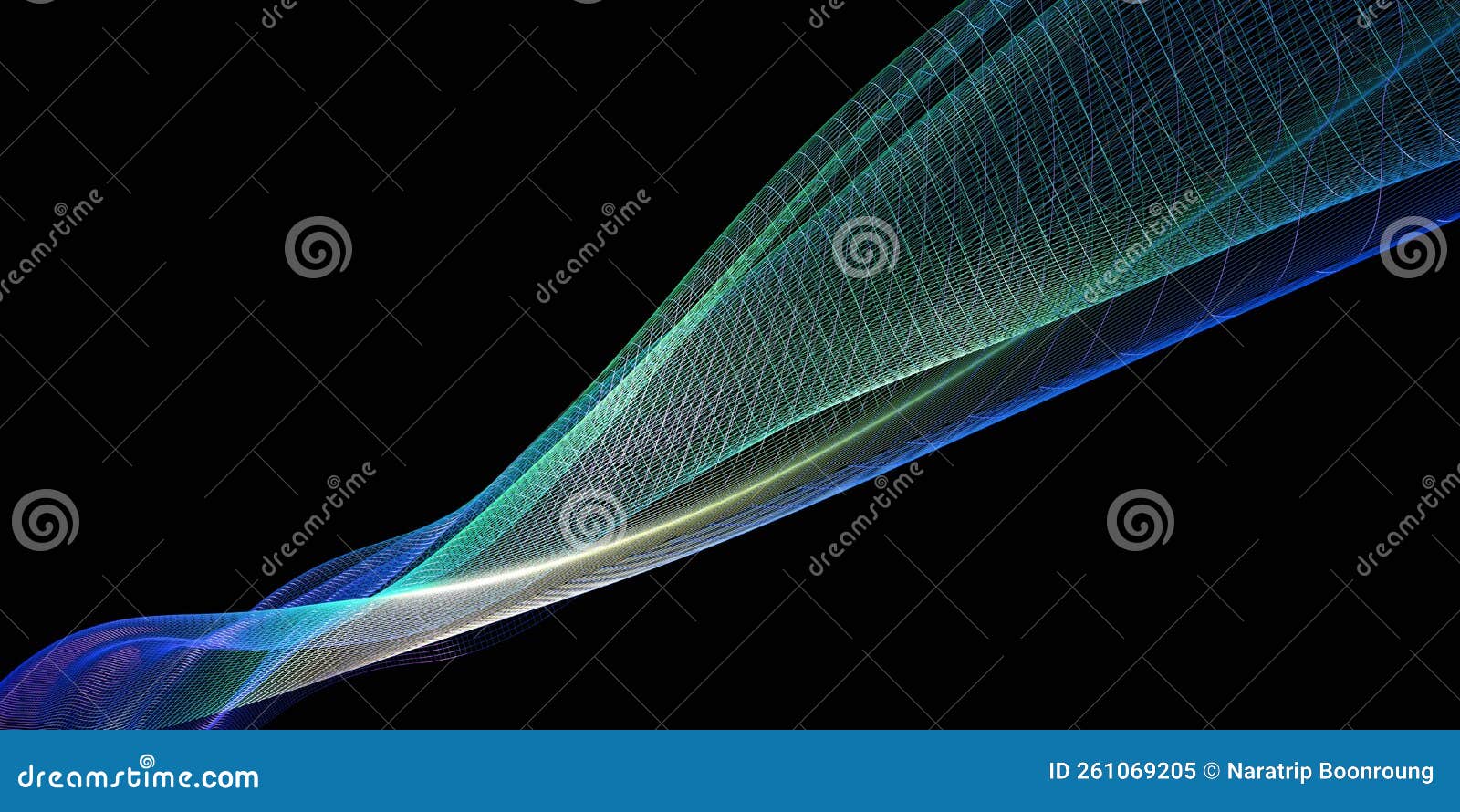 Poly Wire Grid Swaying Mesh Abstract Background Net of Glitter 3D ...