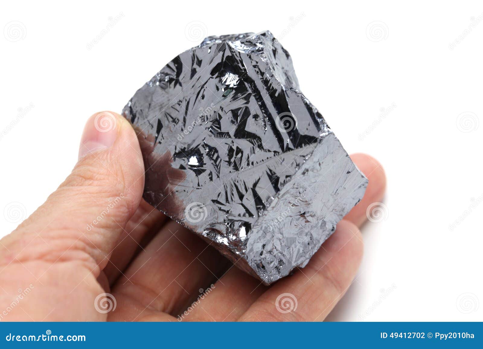Polycrystalline Silicon, Polysilicon Stock Photo - Image of silver ...