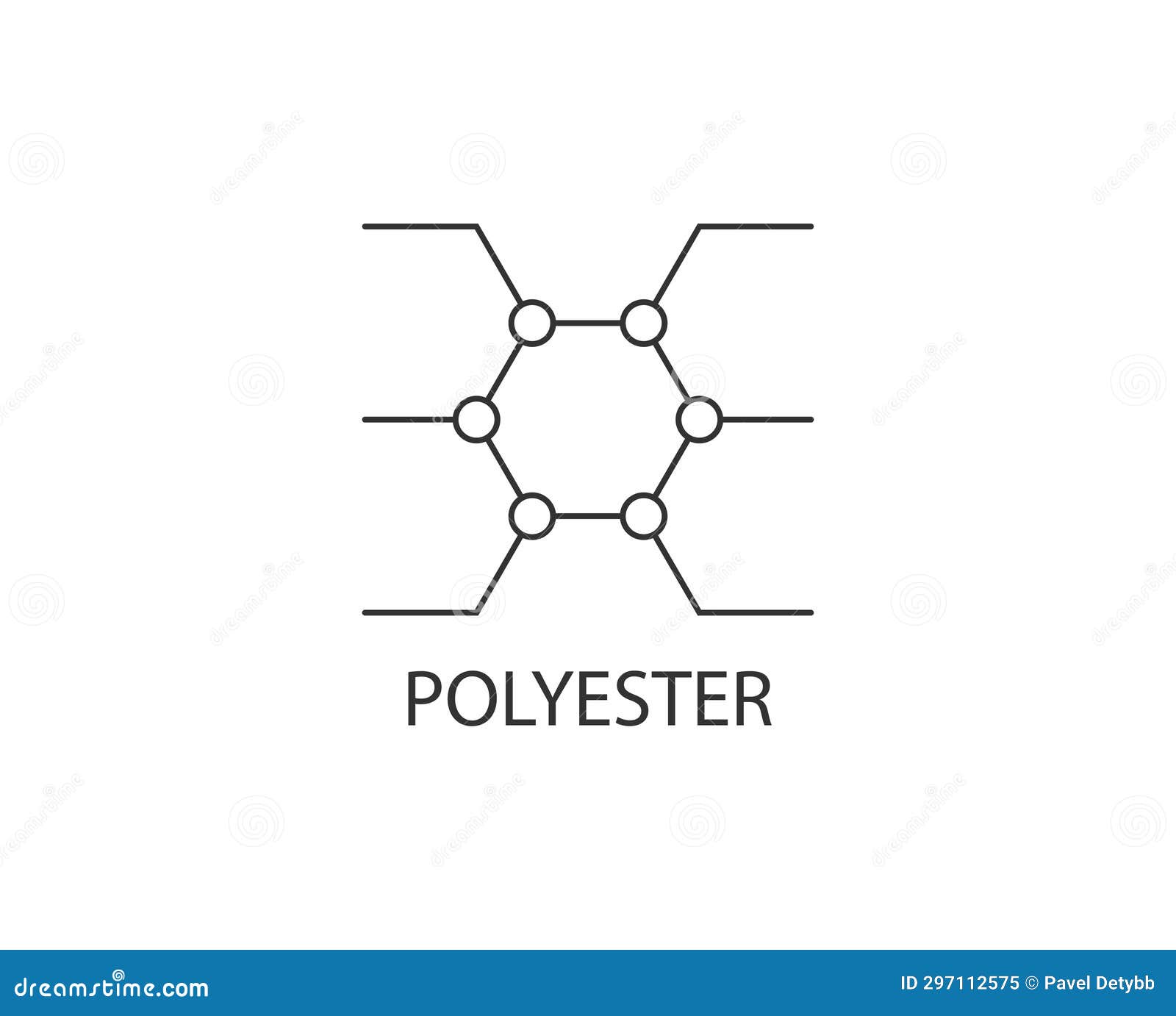 Polyester Fabric Icon. Vector Illustration. Stock Vector - Illustration ...