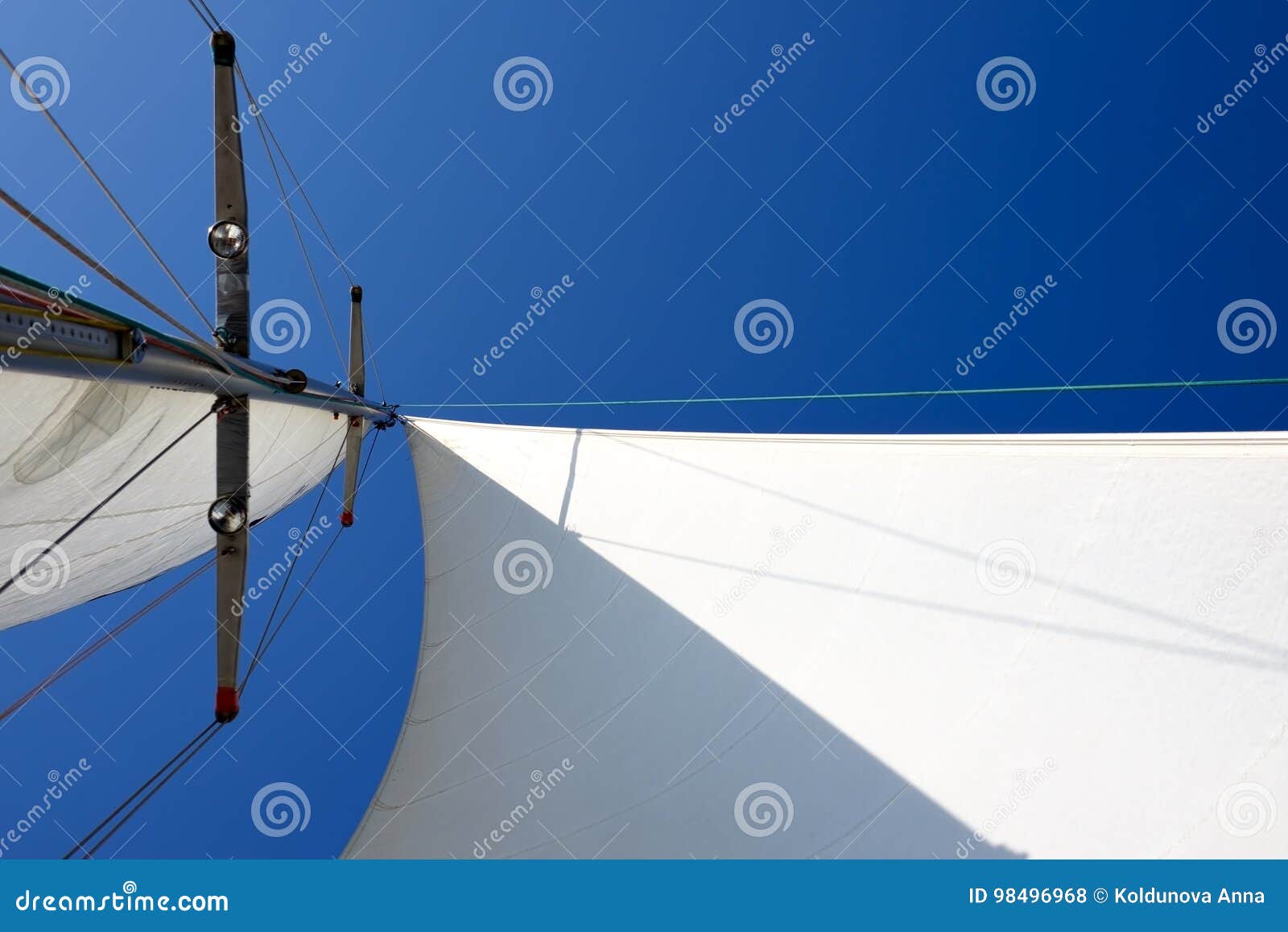 Polyester fabric sail stock photo. Image of detail, boat - 98496968