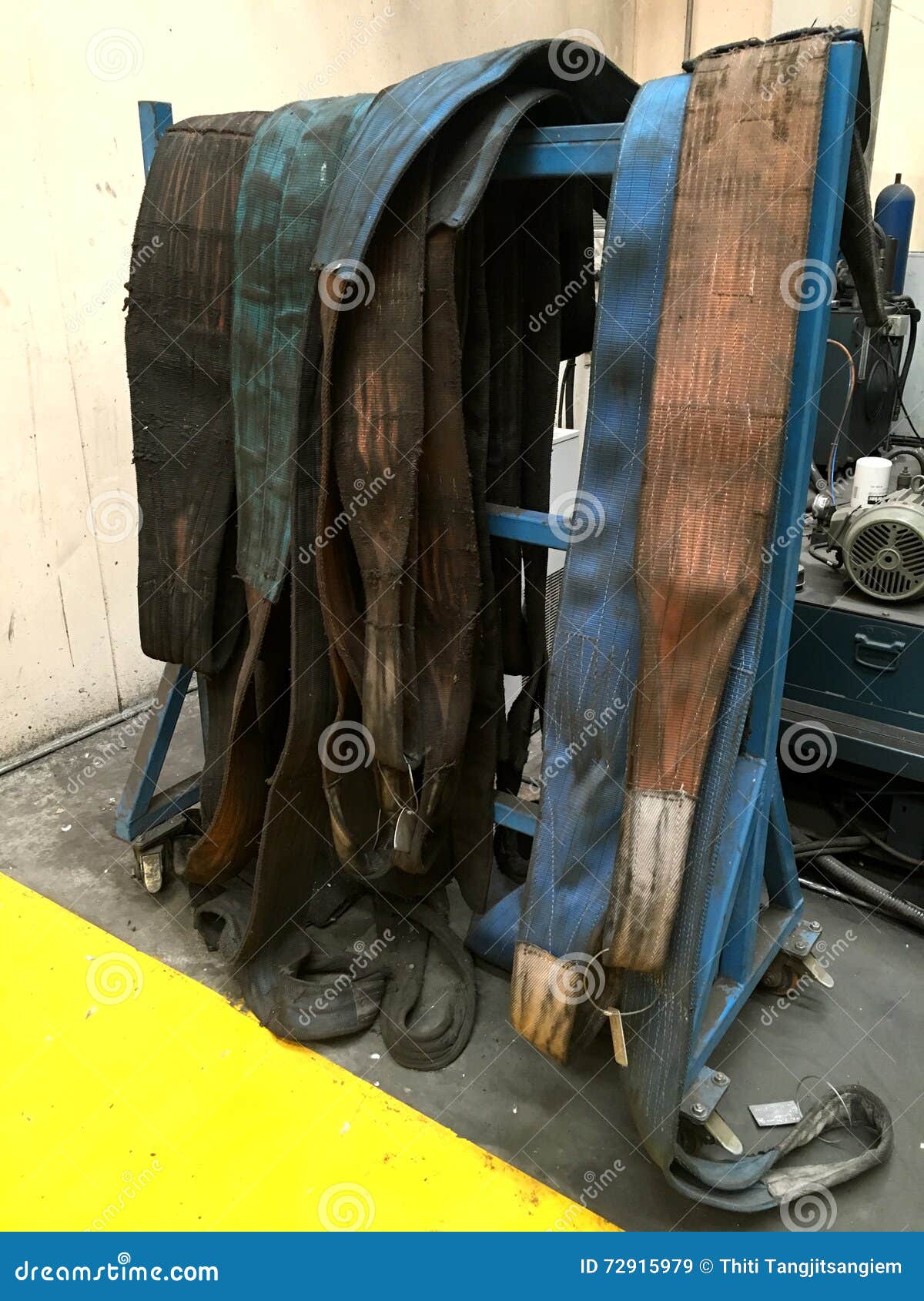 Polyester Lifting Sling stock image. Image of polyester - 72915979