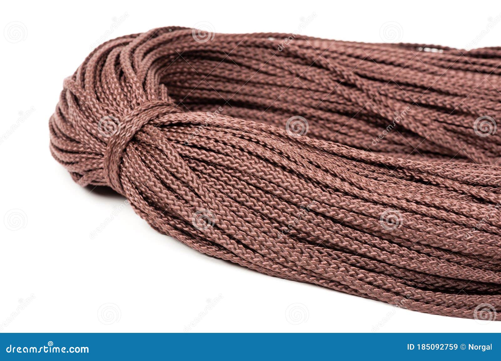 Polyester rope stock image. Image of fibre, long, polyester - 185092759