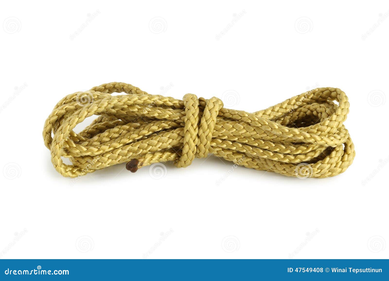 Polyester rope stock photo. Image of nylon, isolated - 47549408