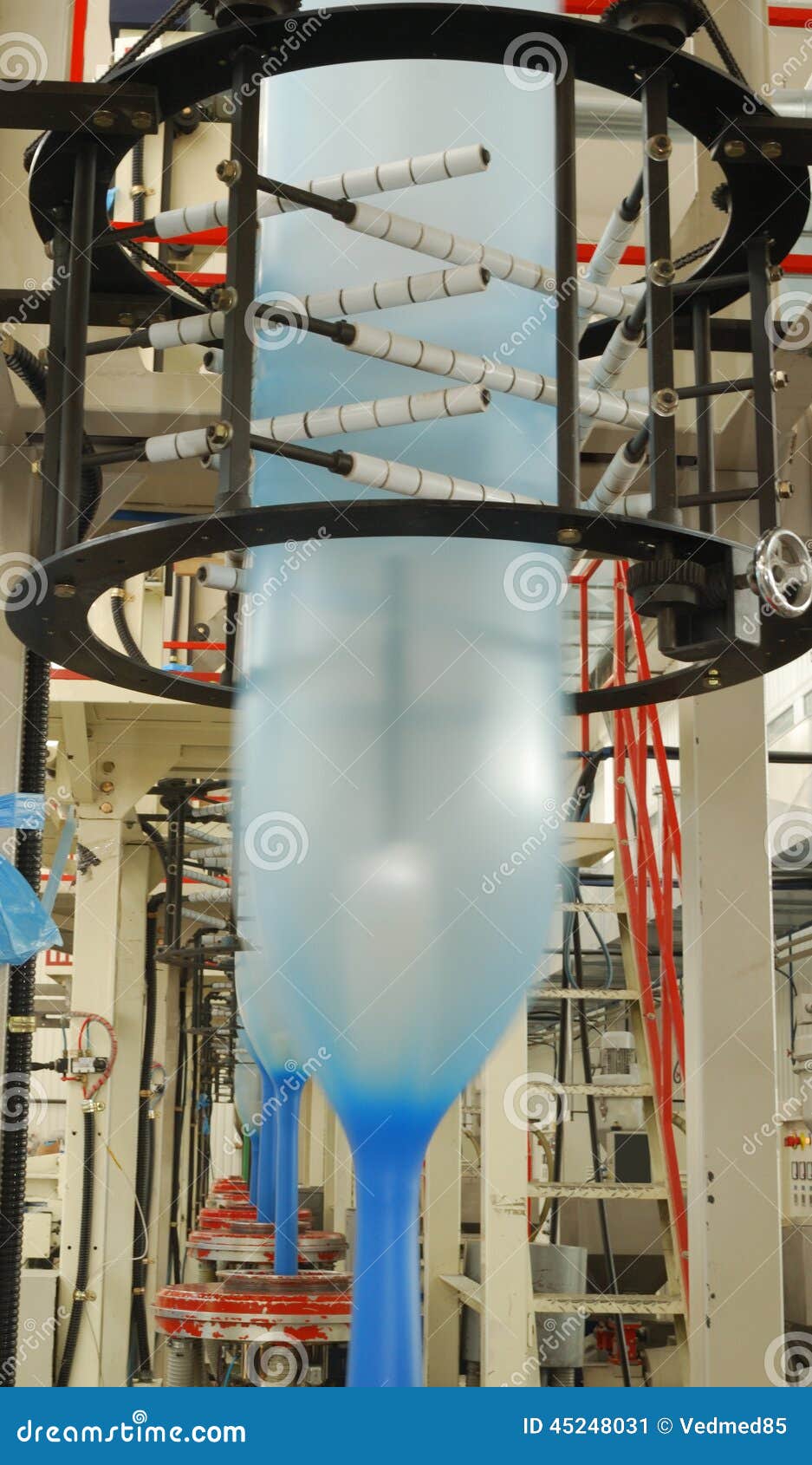 Polyethylene production stock image. Image of works, manufactory - 45248031
