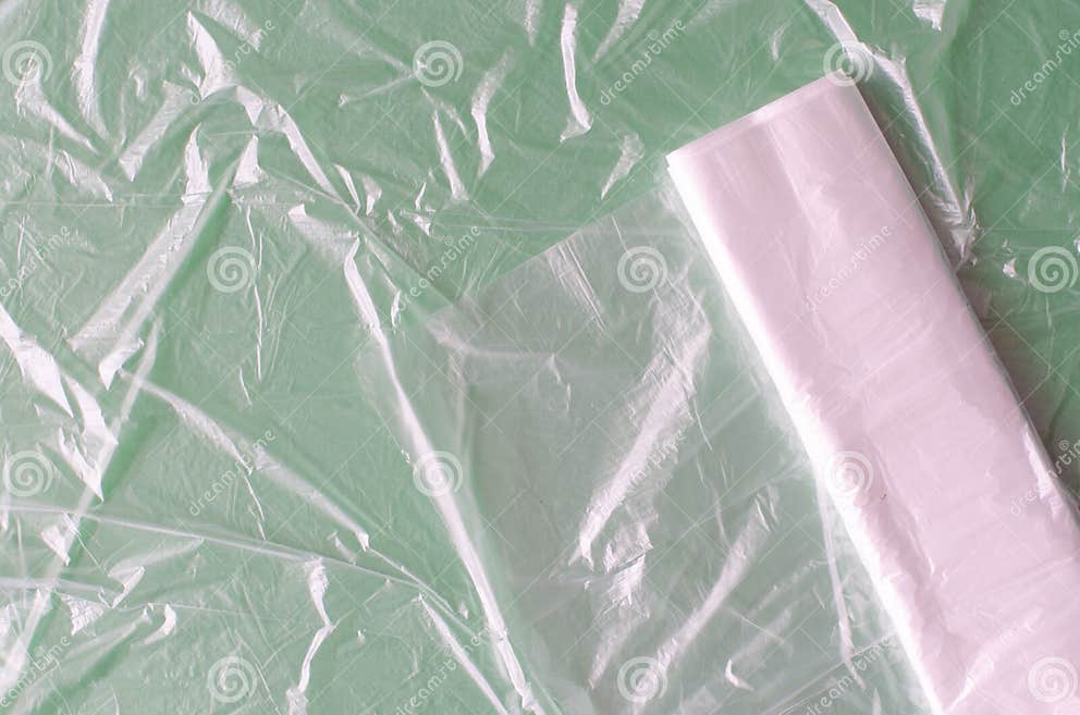 Polyethylene Sack Roll. Polyethylene Background. Plastic Bag Background ...