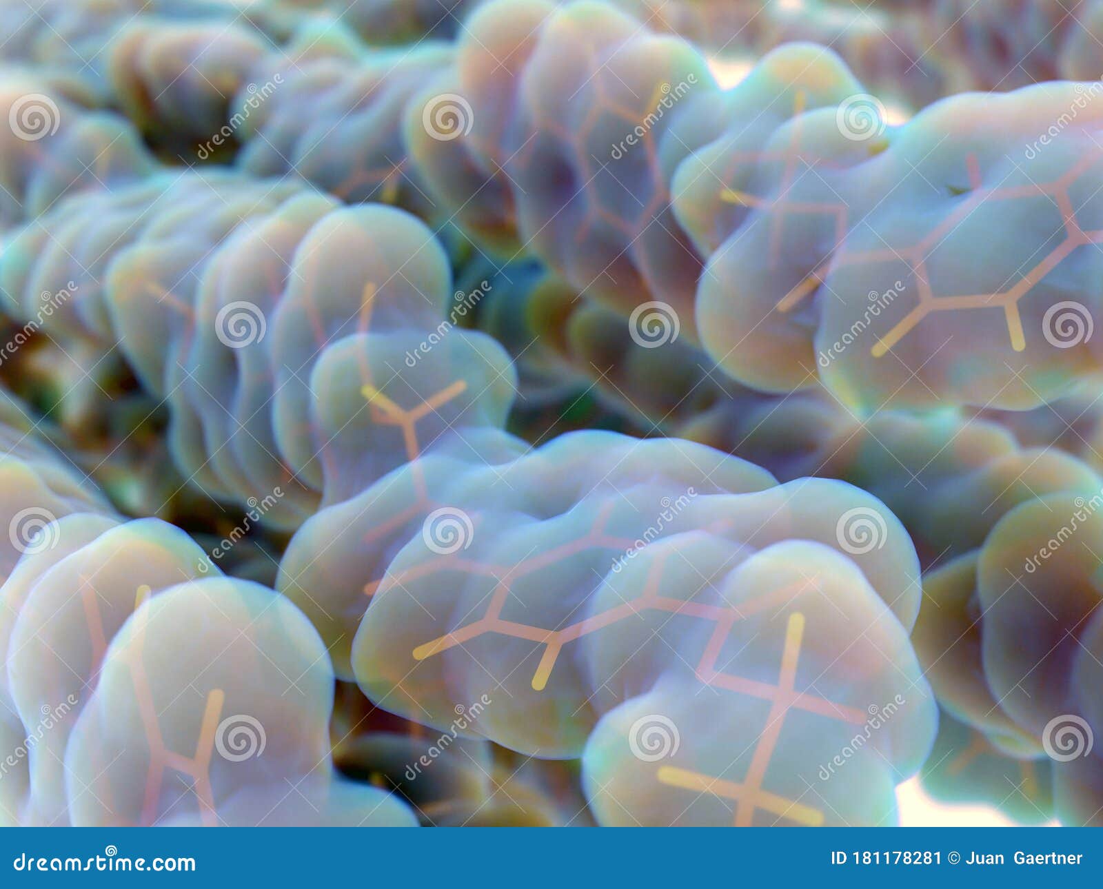 Polyethylene Terephthalate PET Molecules Stock Illustration ...