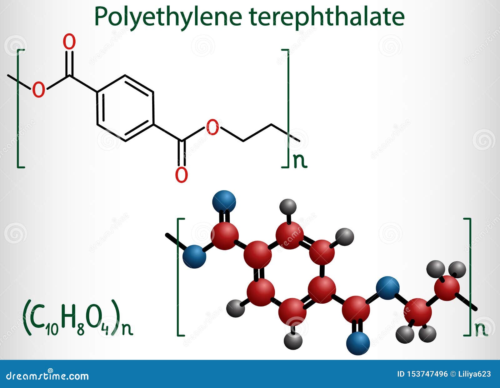 Polyethylene Terephthalate Polymer Structure
