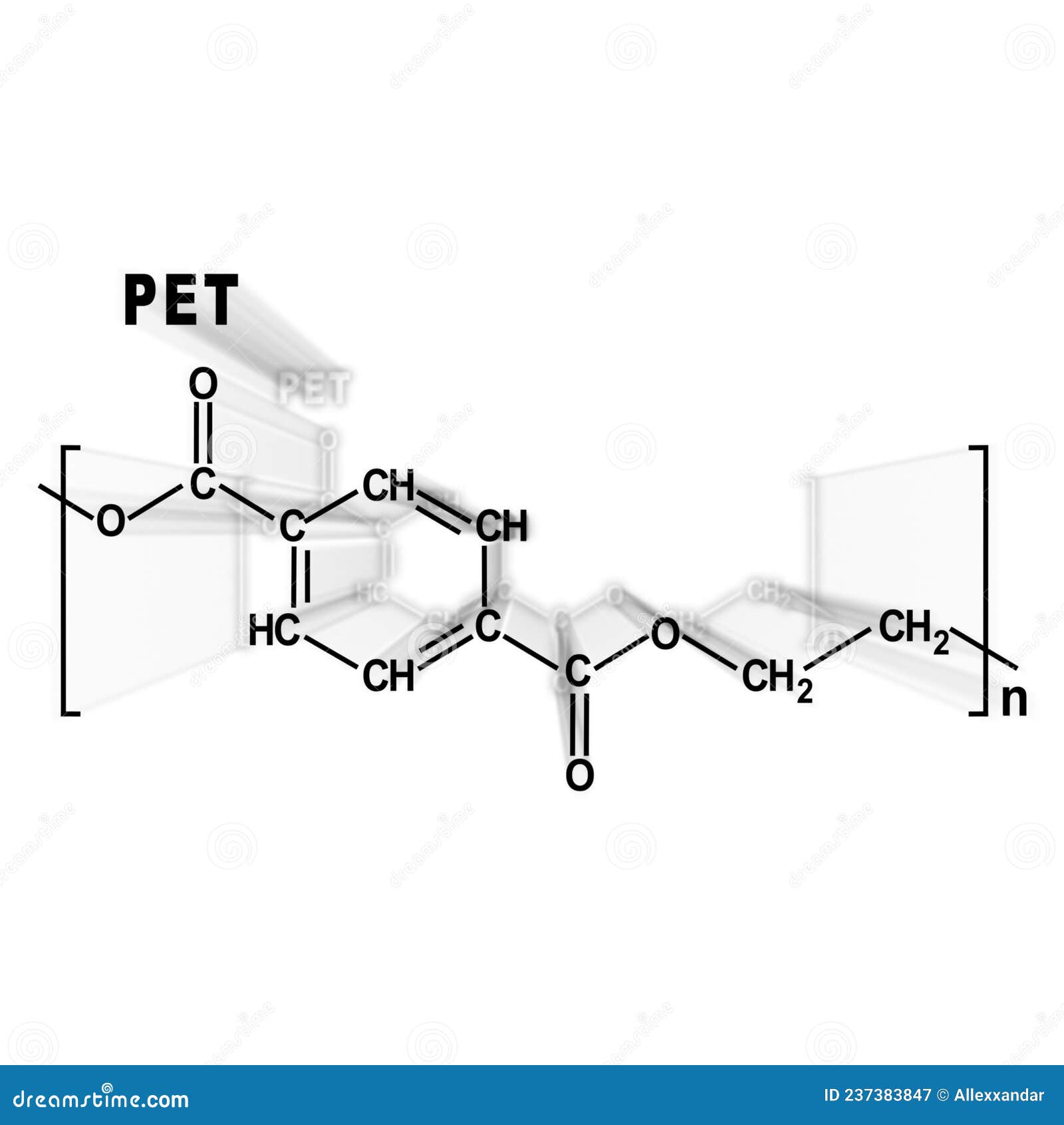 Polyethylene Terephthalate PET, PETE Polyester Plastic, Chemical ...