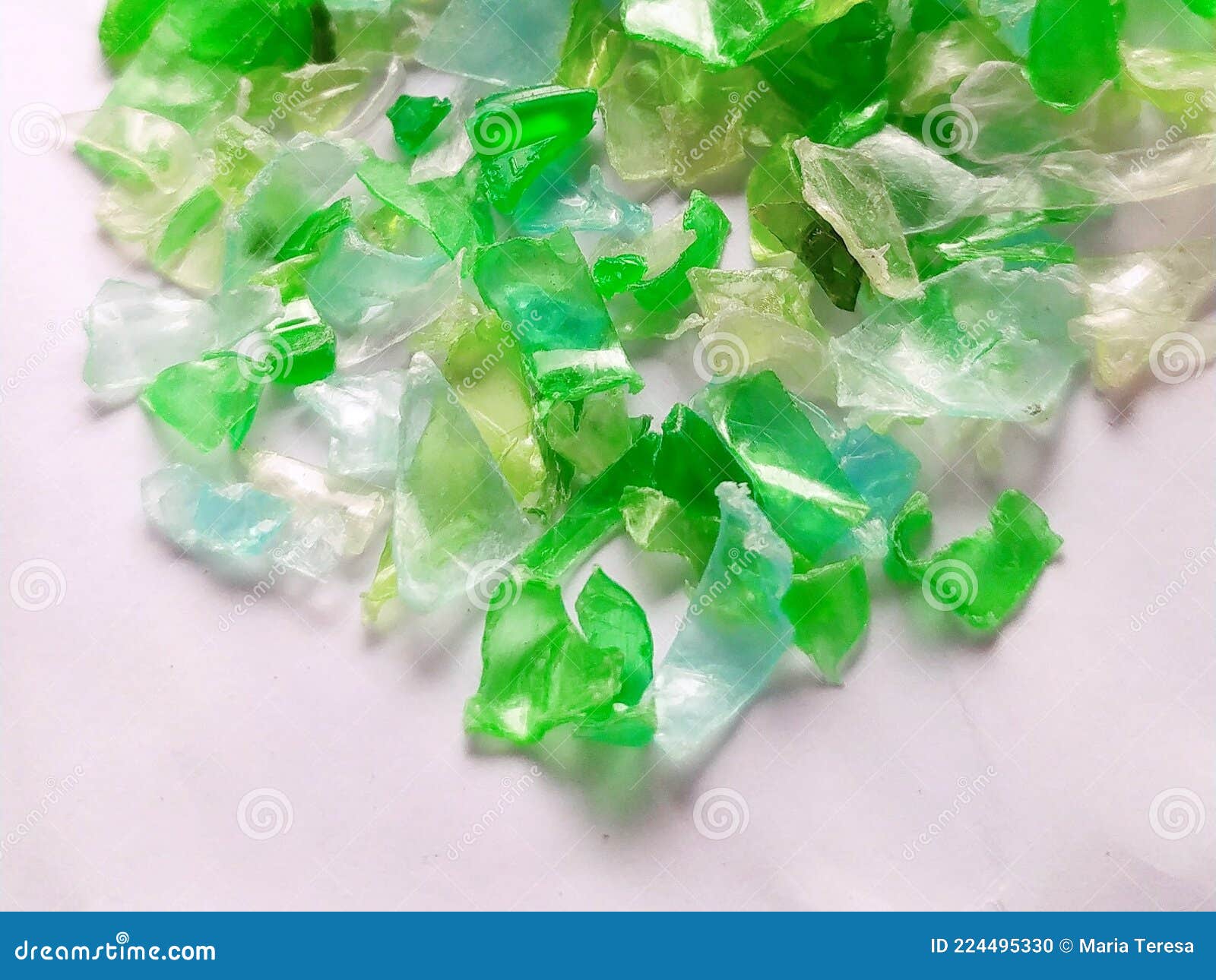 Polyethylene Terephthalate Type Plastic for Recycling Stock Photo ...