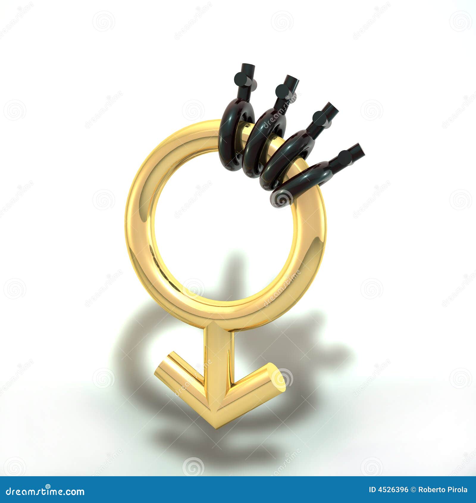 Polygamy stock illustration. Illustration of concept, dating - 4526396