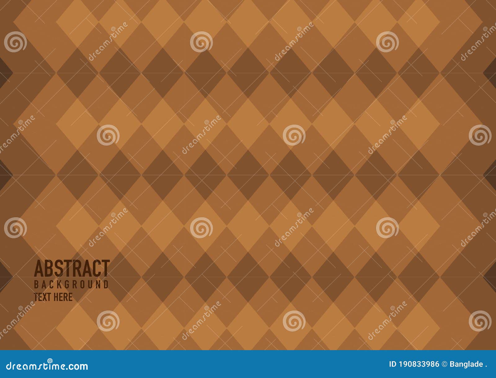 Polygon Abstract on Brown Background. Light Brown Vector Shining ...