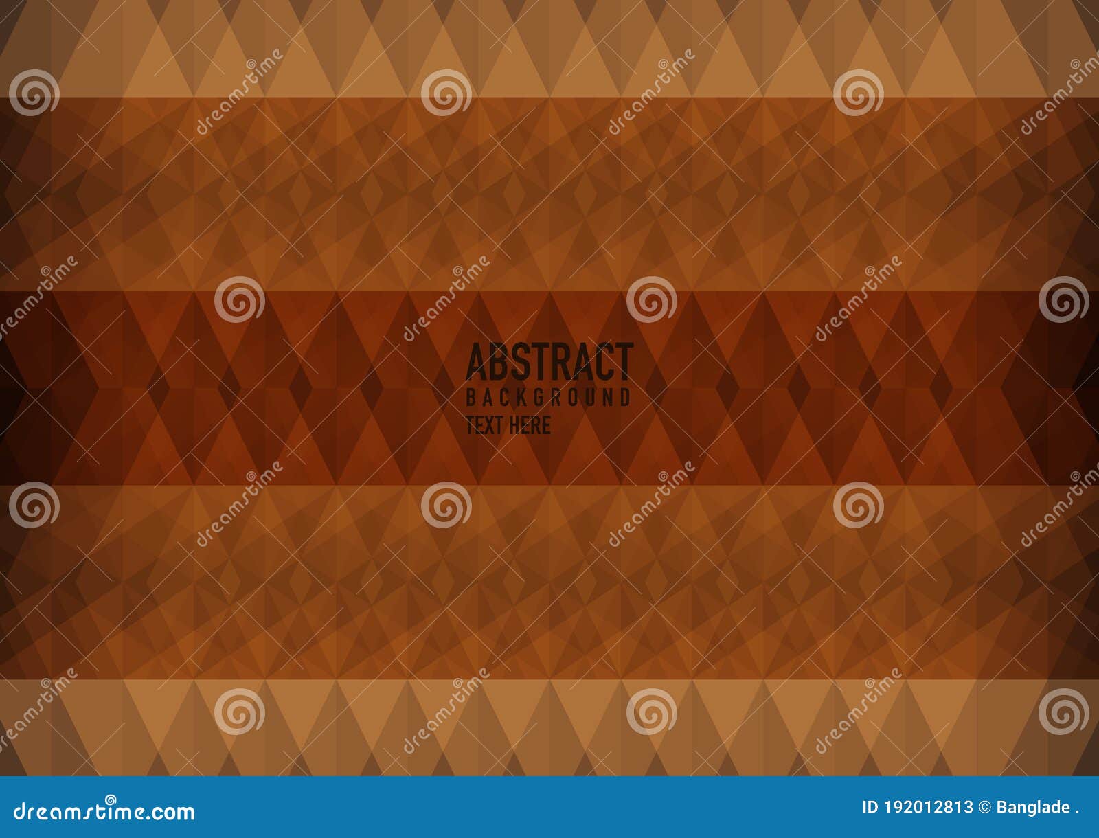 Polygon Abstract on Brown Background. Light Brown Vector Shining ...