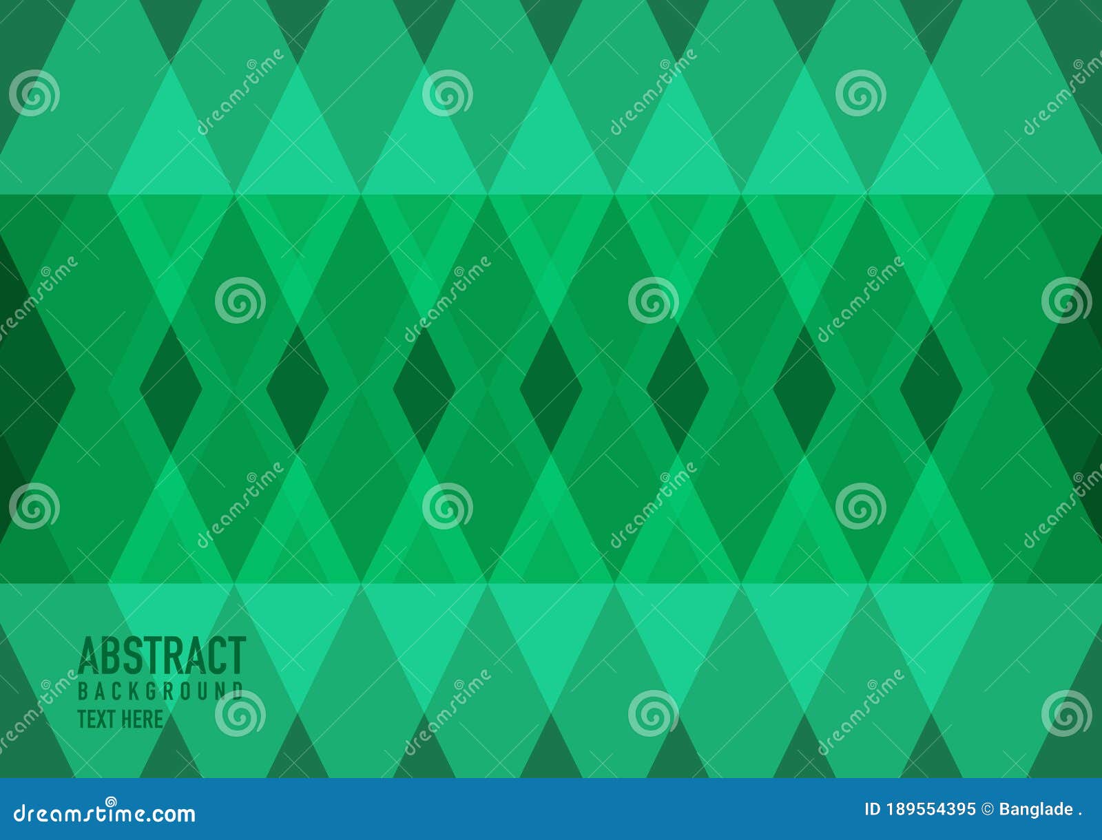 Polygon Abstract on Green Background. Light Green Vector Shining ...