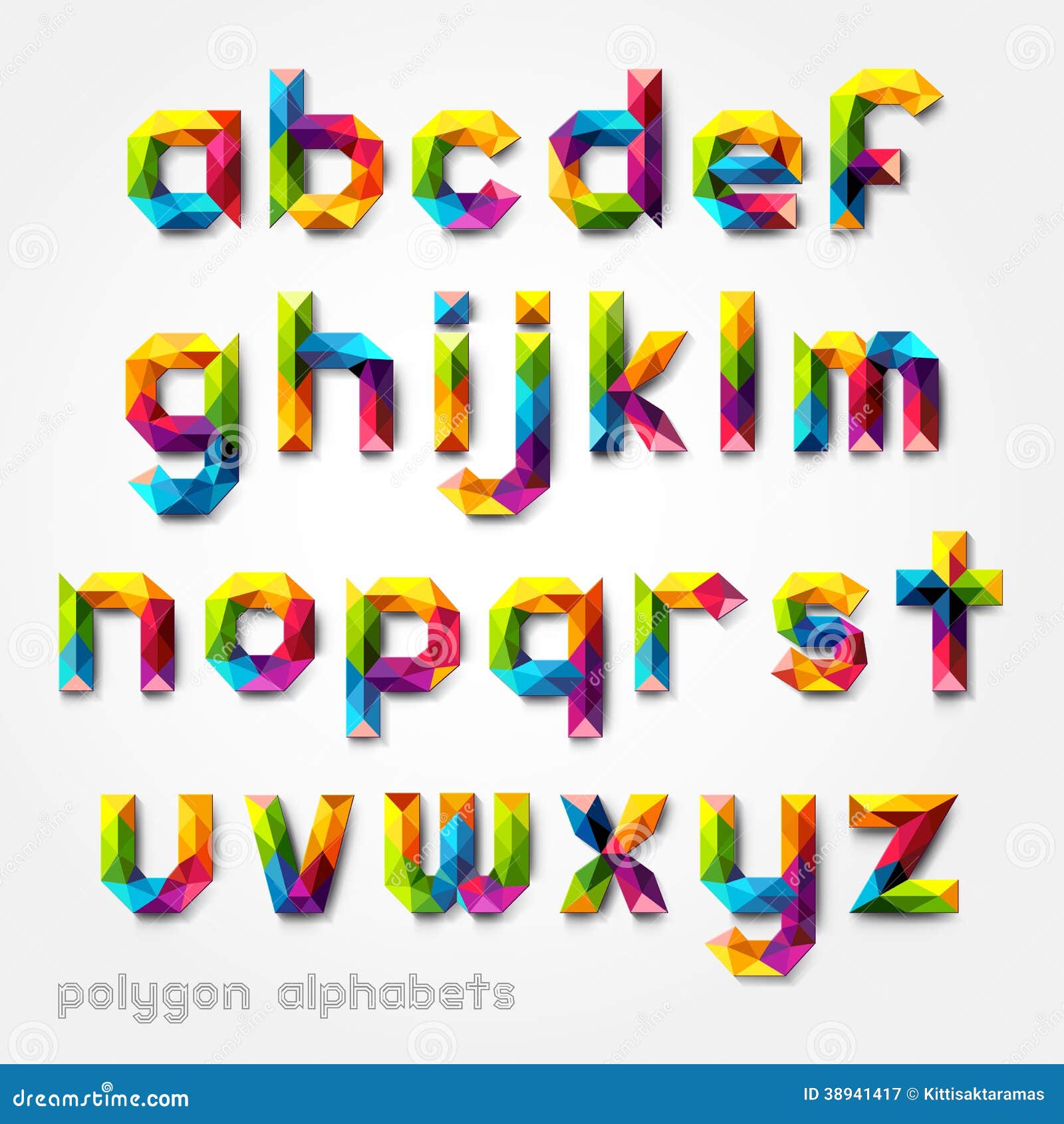 Colorful Font And Alphabet. Vector Alphabet Letters. | CartoonDealer ...