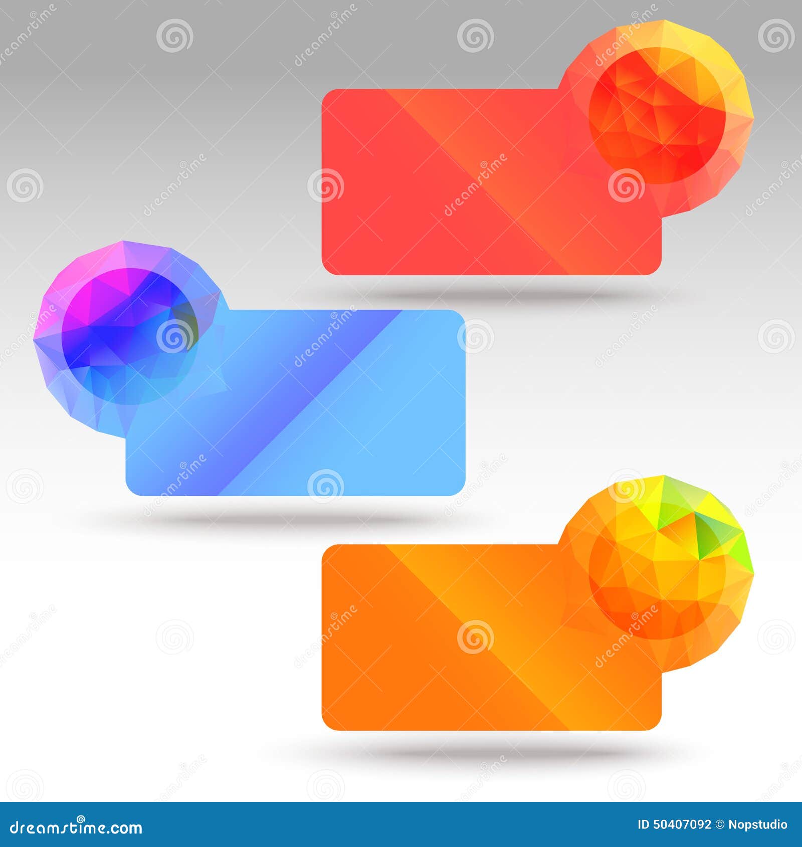 Polygon Banner stock vector. Illustration of light, concept - 50407092