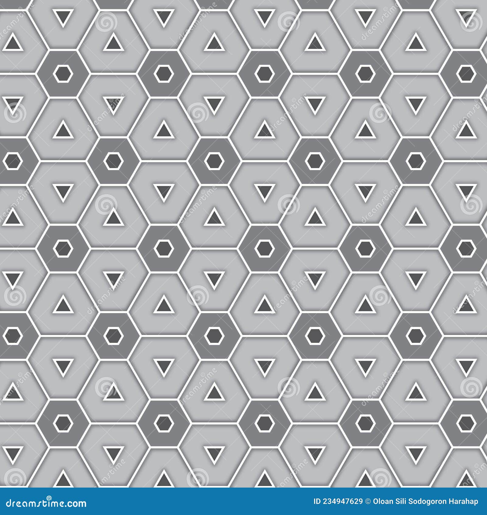 A polygon chain pattern stock illustration. Illustration of pattern ...