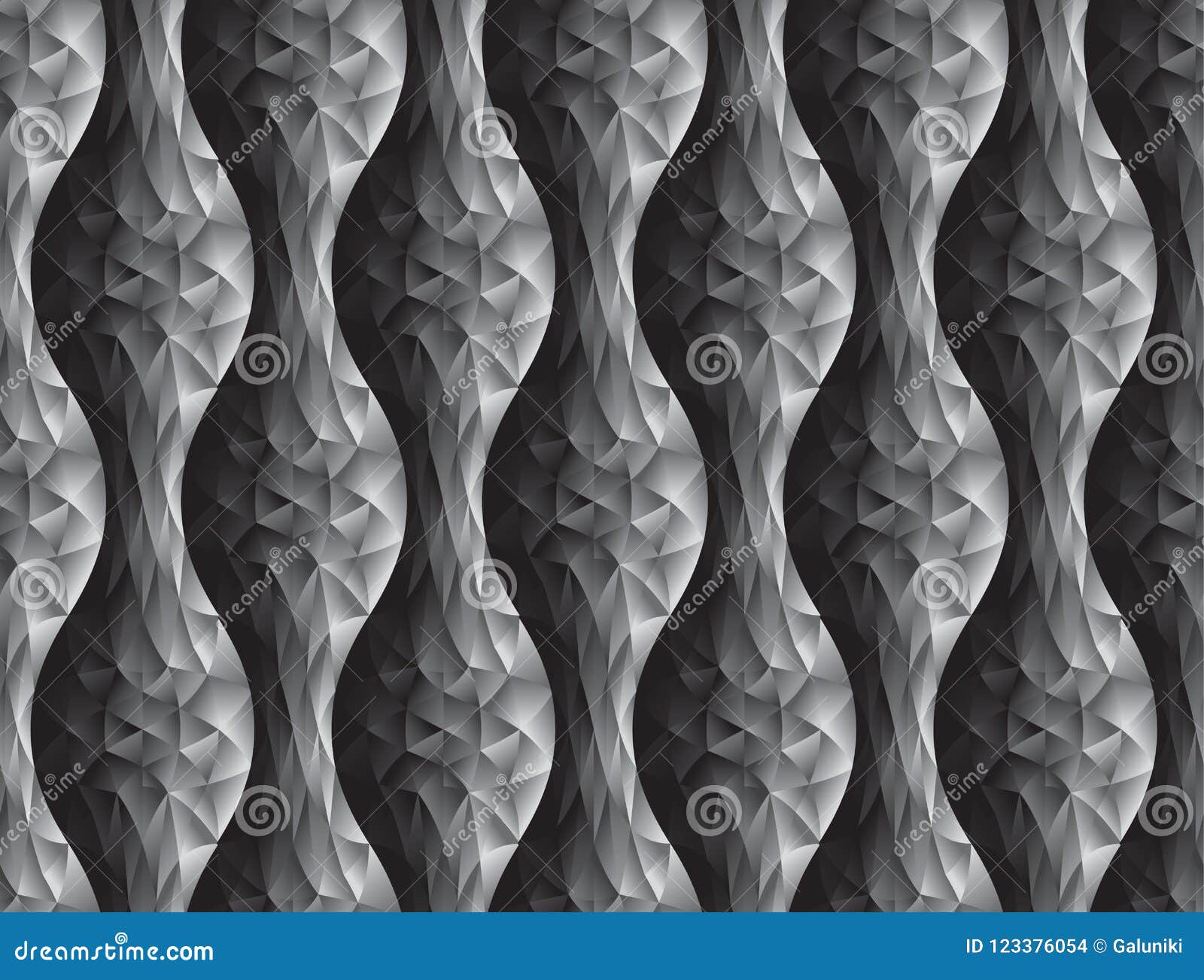 Polygon and Curve Geometric Seamless Pattern Stock Vector ...