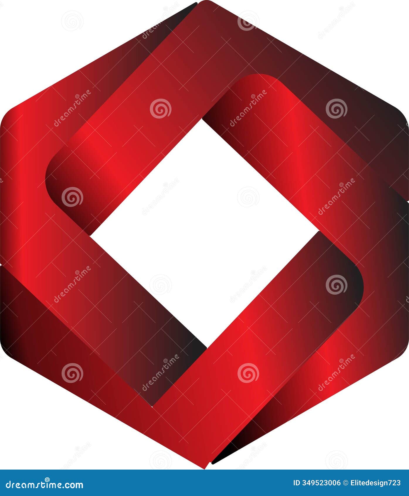 3D Polygon Logo Design in Adobe Illustrator Stock Illustration ...