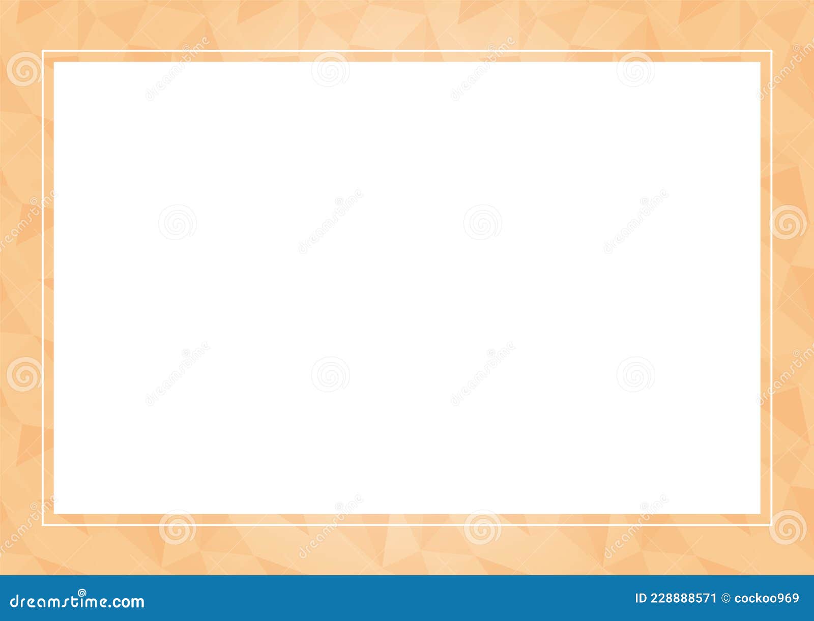 Polygon Frame with Gentle Shades of Pastel Colors Stock Vector ...