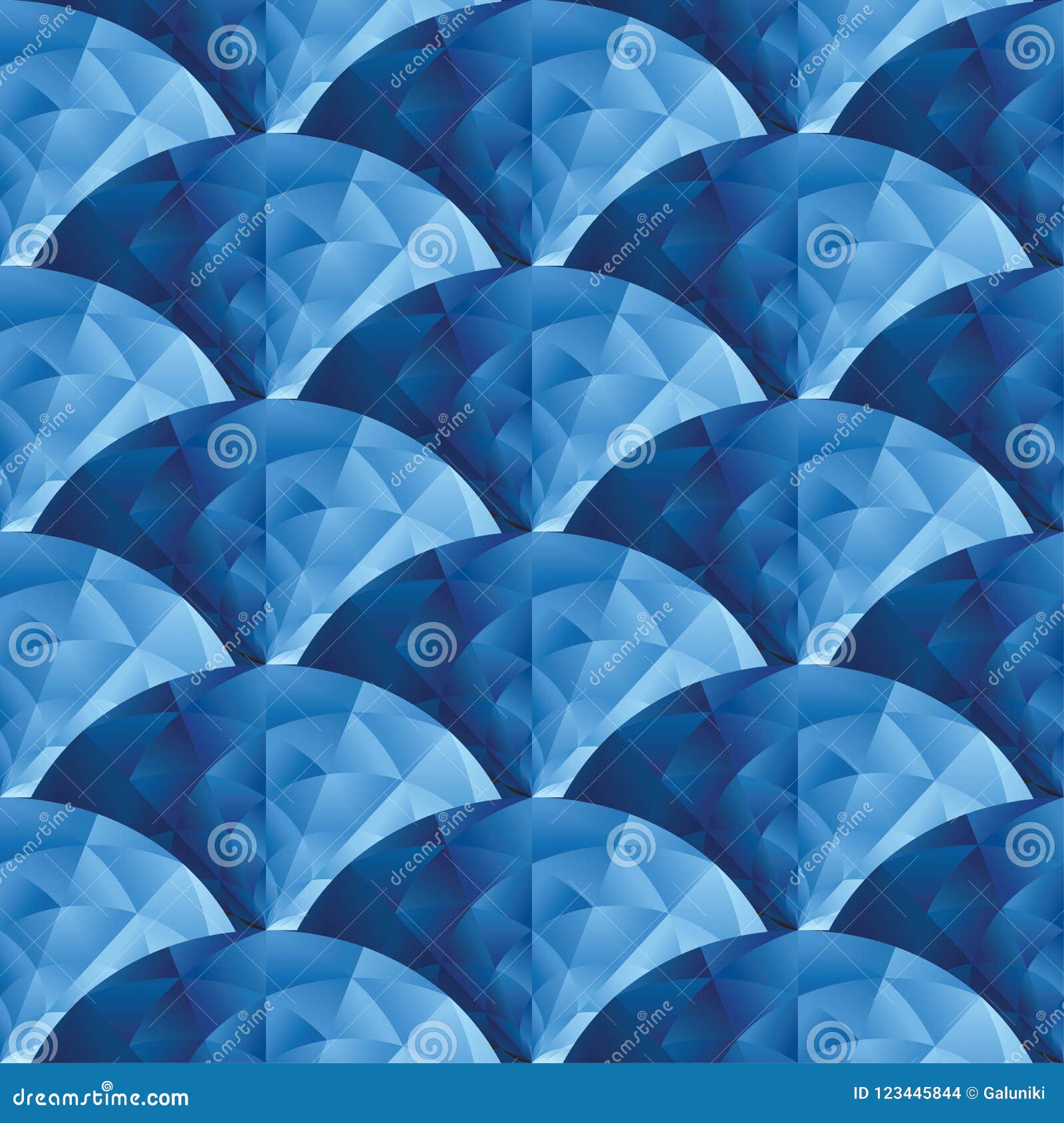 Polygon Geometry Seamless Pattern with Scales Tile Stock Vector ...