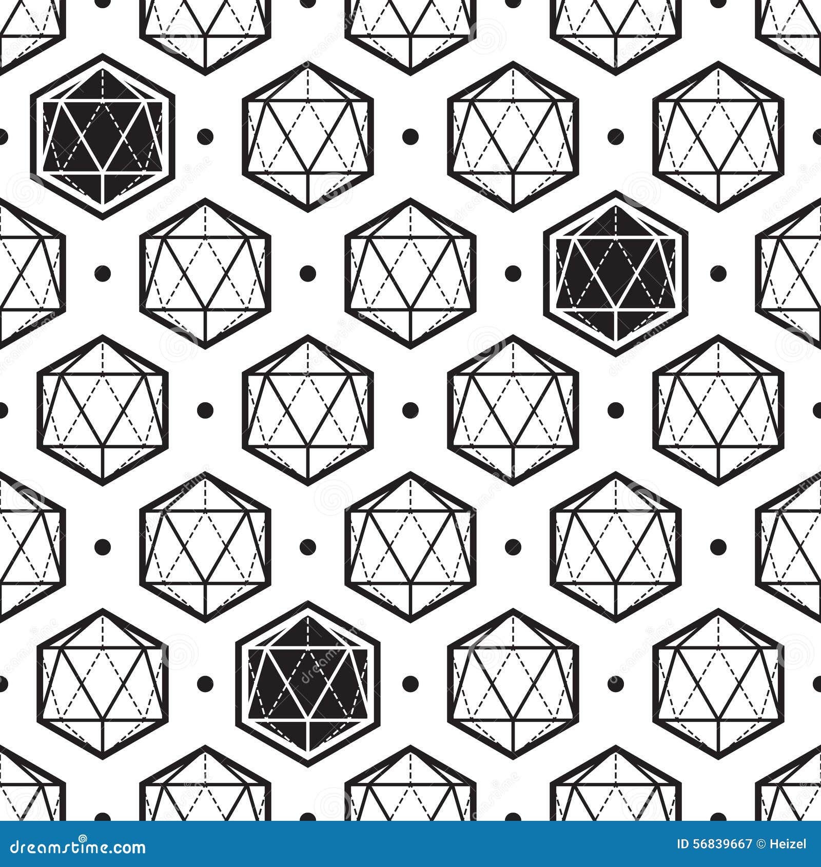 Regular Pentagon Pattern