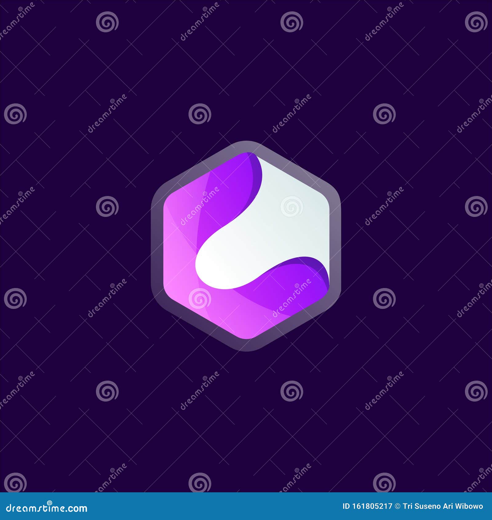 Polygon Logo Design Vector Illustration Stock Vector - Illustration of ...