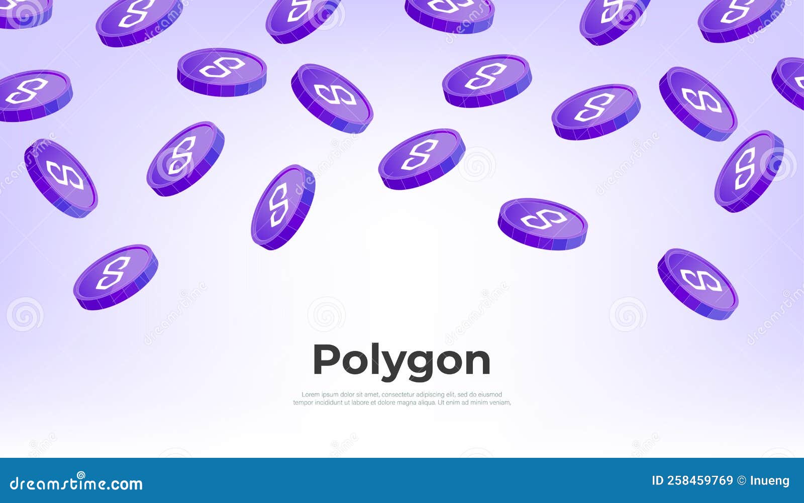 Polygon (MATIC) Clear Glass Piggy Bank Royalty-Free Cartoon ...