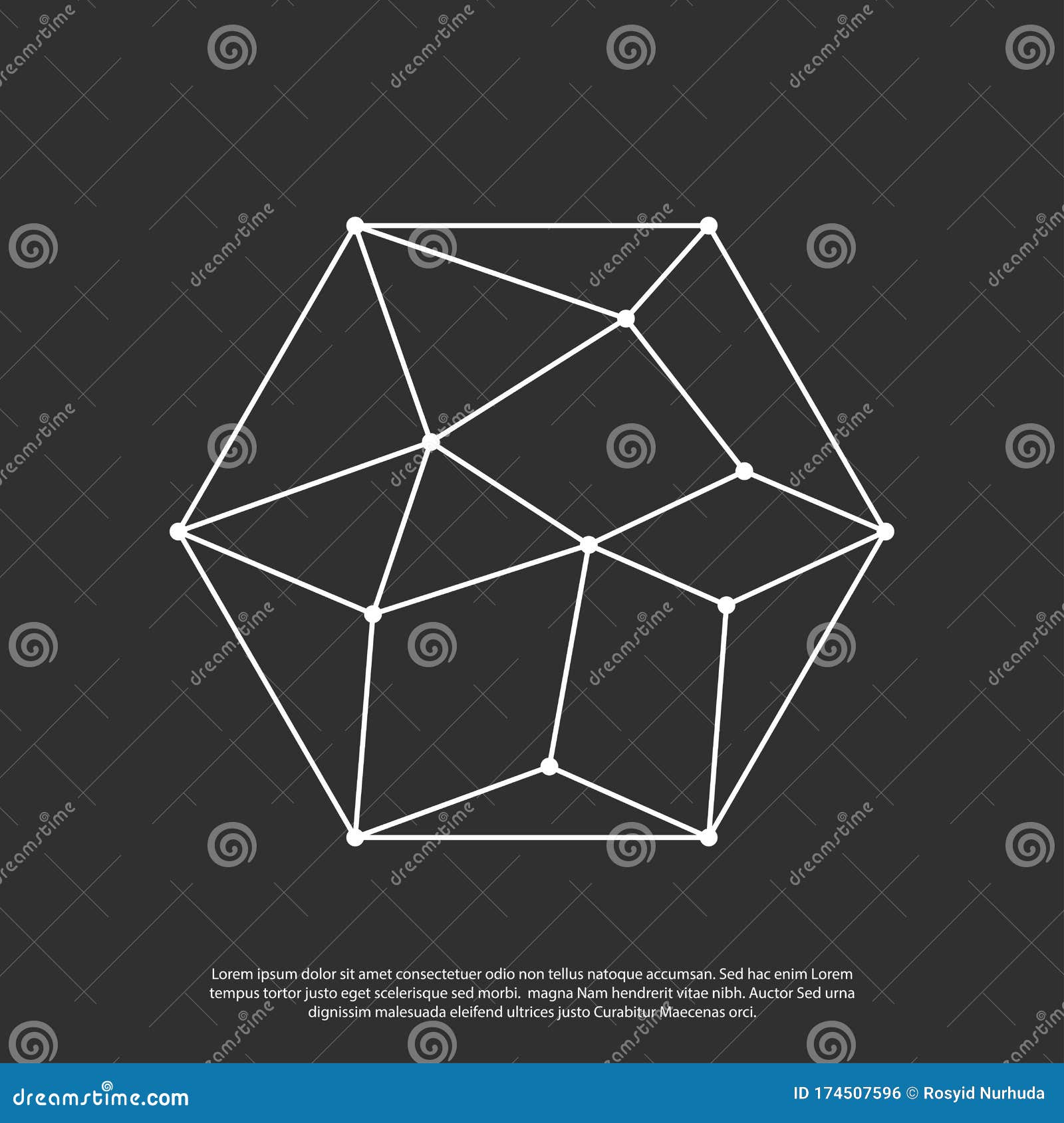 Polygon Network Logo Vector Stock Vector - Illustration of concept ...