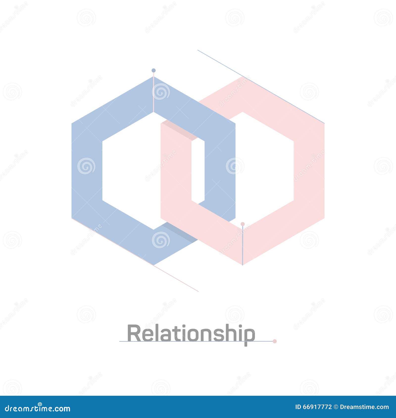 Polygon Overlapping Relationship Stock Illustration - Illustration of ...