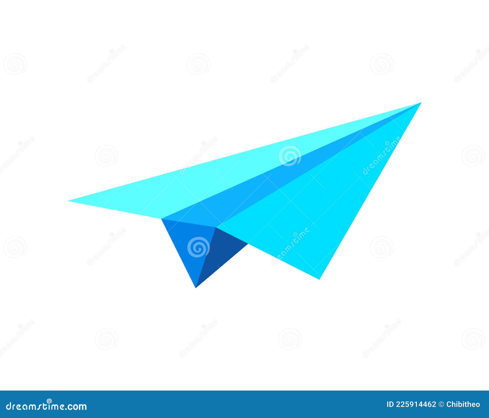 Polygon Paper Plane Art Image. Vector Illustration Stock Vector ...
