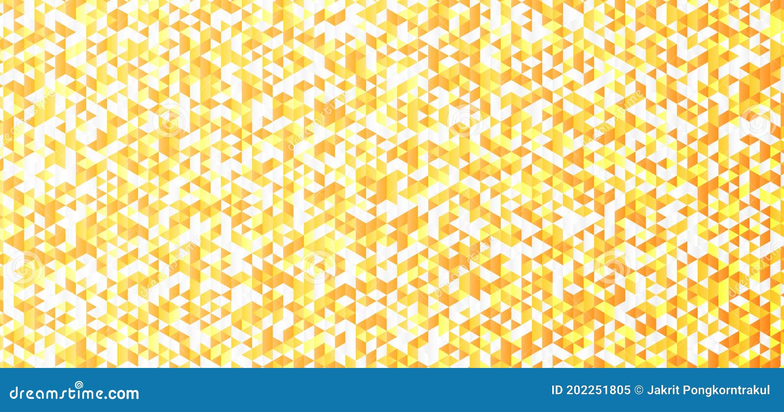 Polygon Pattern Triangla Design Yellow Color Concept Abstract ...