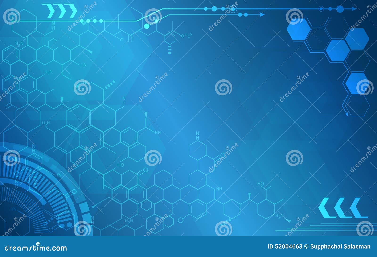 Polygon Science Abstract Background Stock Vector - Illustration of ...