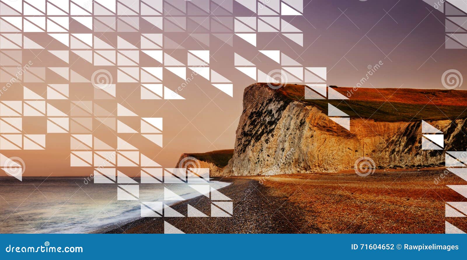 Polygon Shape Mosaic Design Abstract Transparent Concept Stock Photo ...