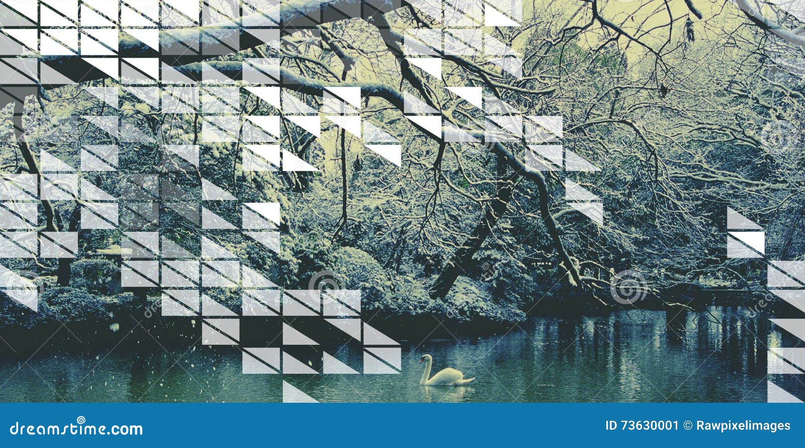 Polygon Shape Mosaic Design Abstract Transparent Concept Stock Image ...