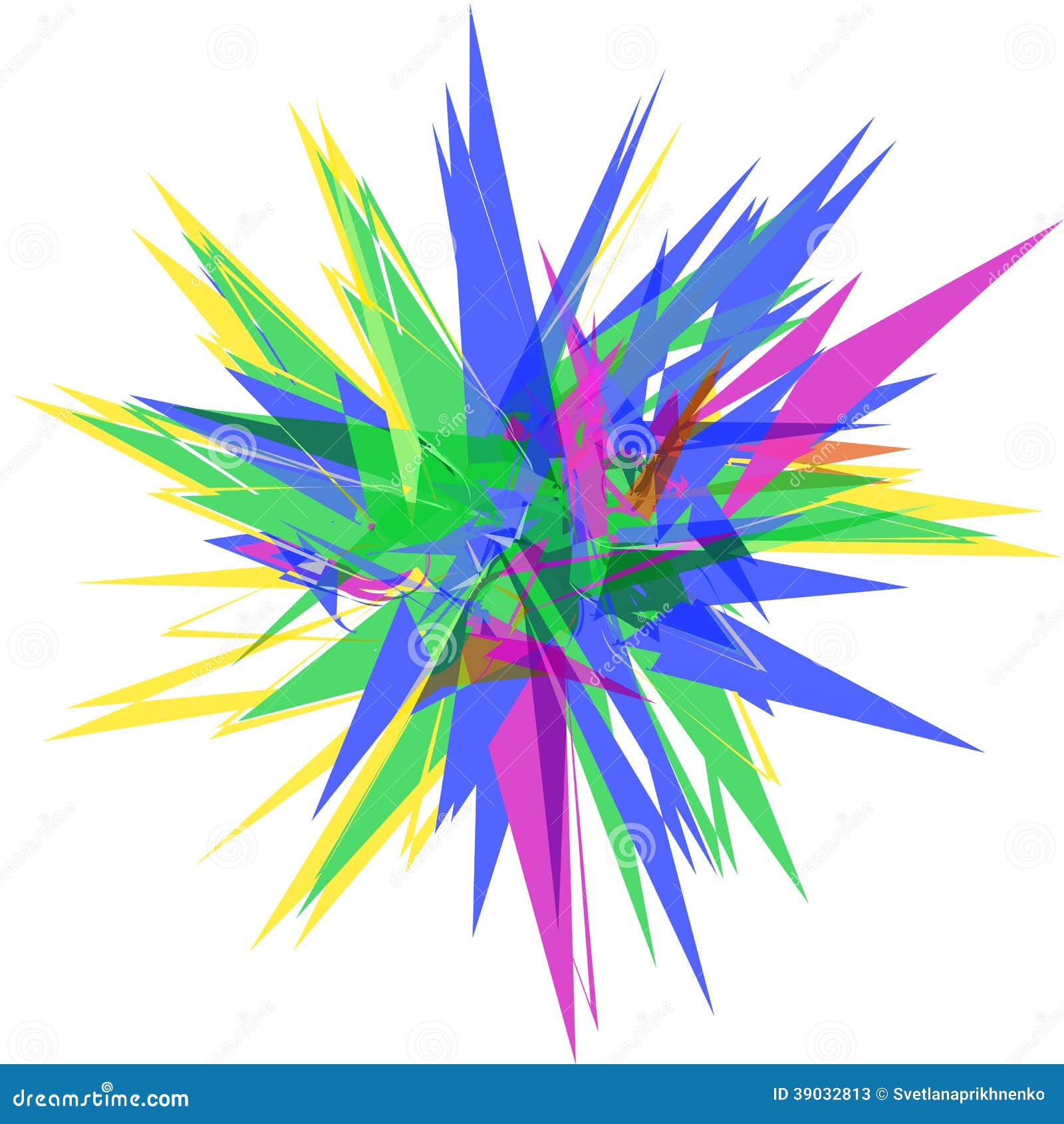 Polygon sharp object stock vector. Illustration of form - 39032813