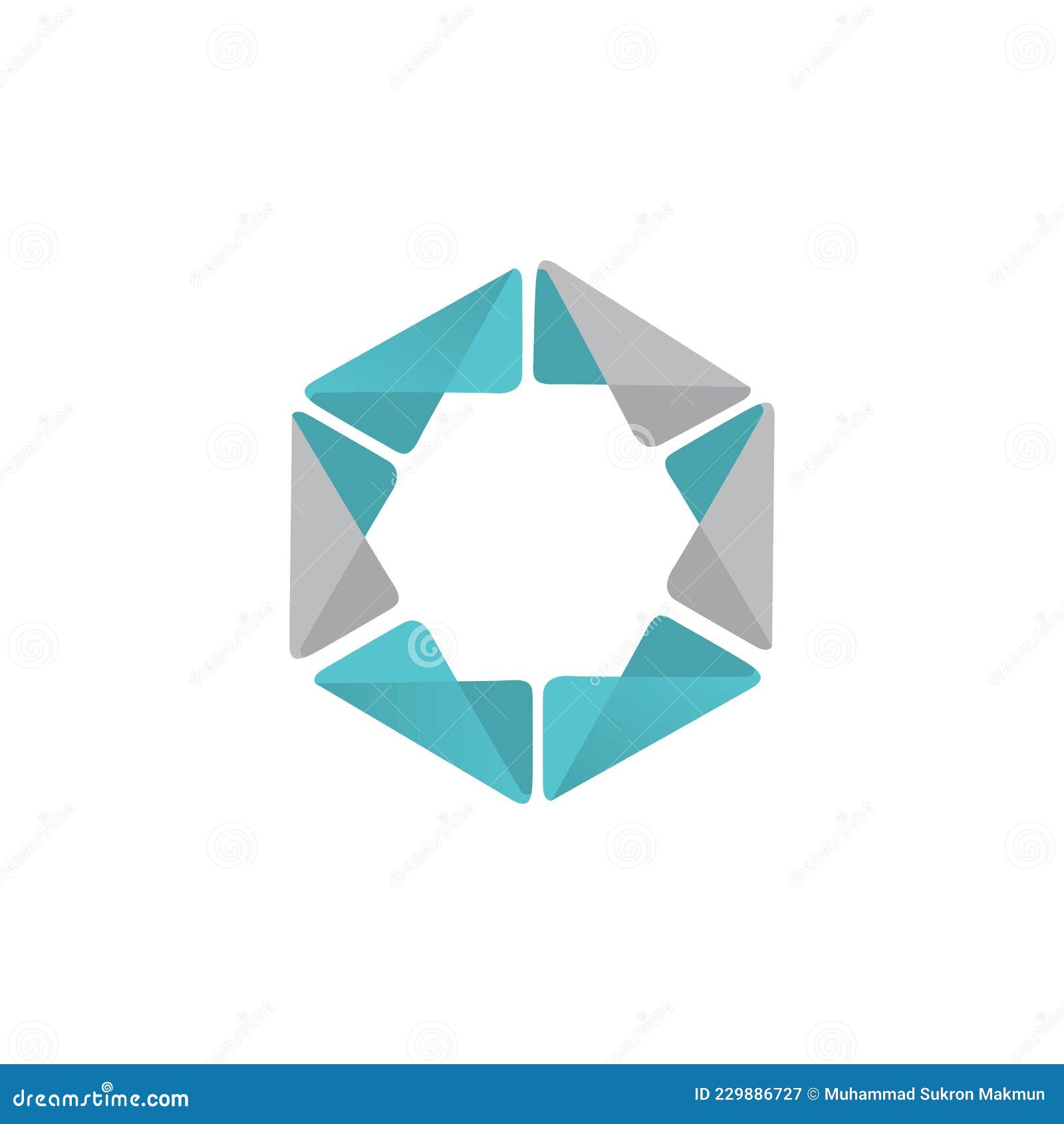 Polygon Star Stylish Logo Icon Stock Vector - Illustration of company ...