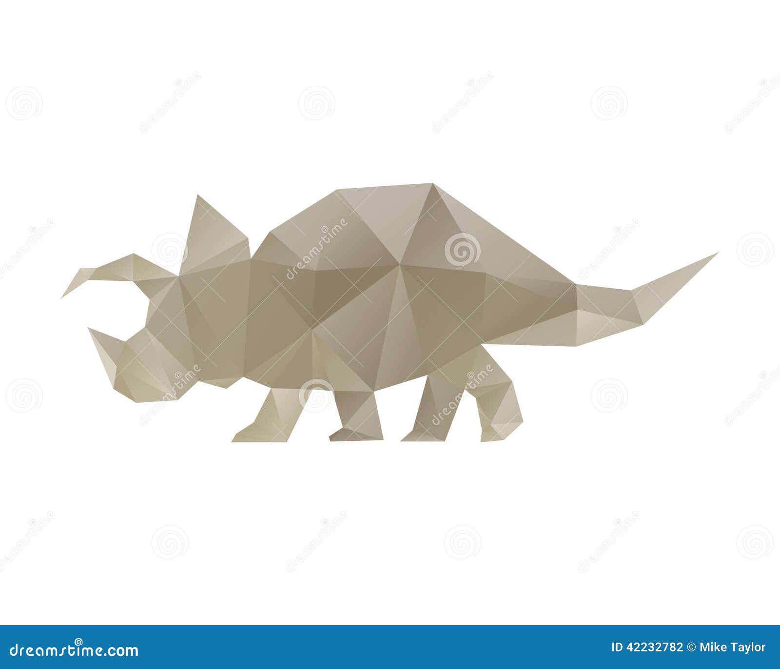Polygon Style Dinosaur Vector Stock Vector - Illustration of background ...