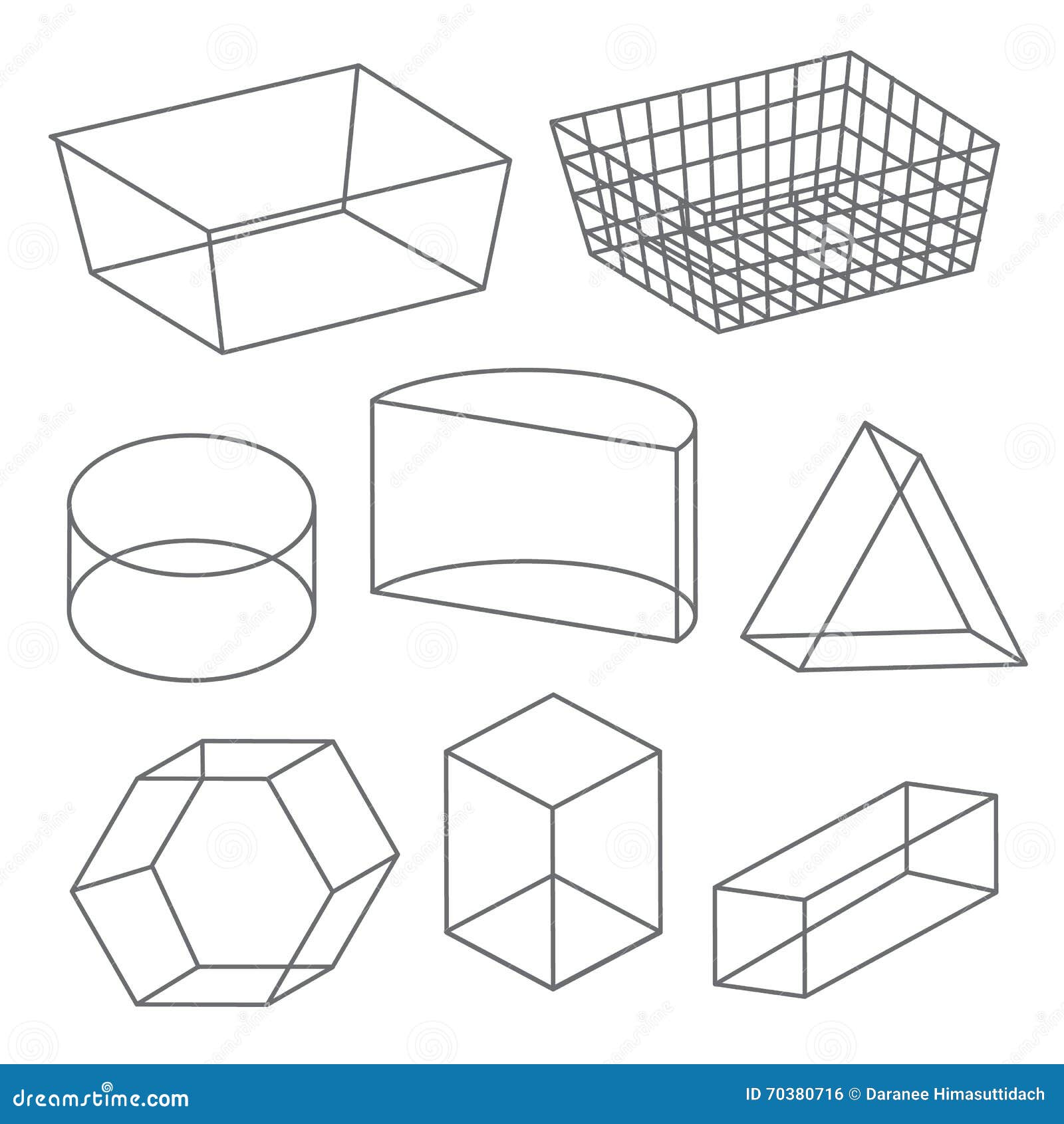 Polygon Wireframe Geometric Shapes Line Vector Icon Stock Vector ...