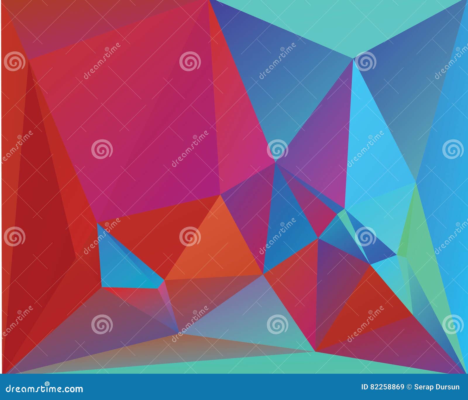 Polygonal Abstract Background Stock Vector - Illustration of design ...