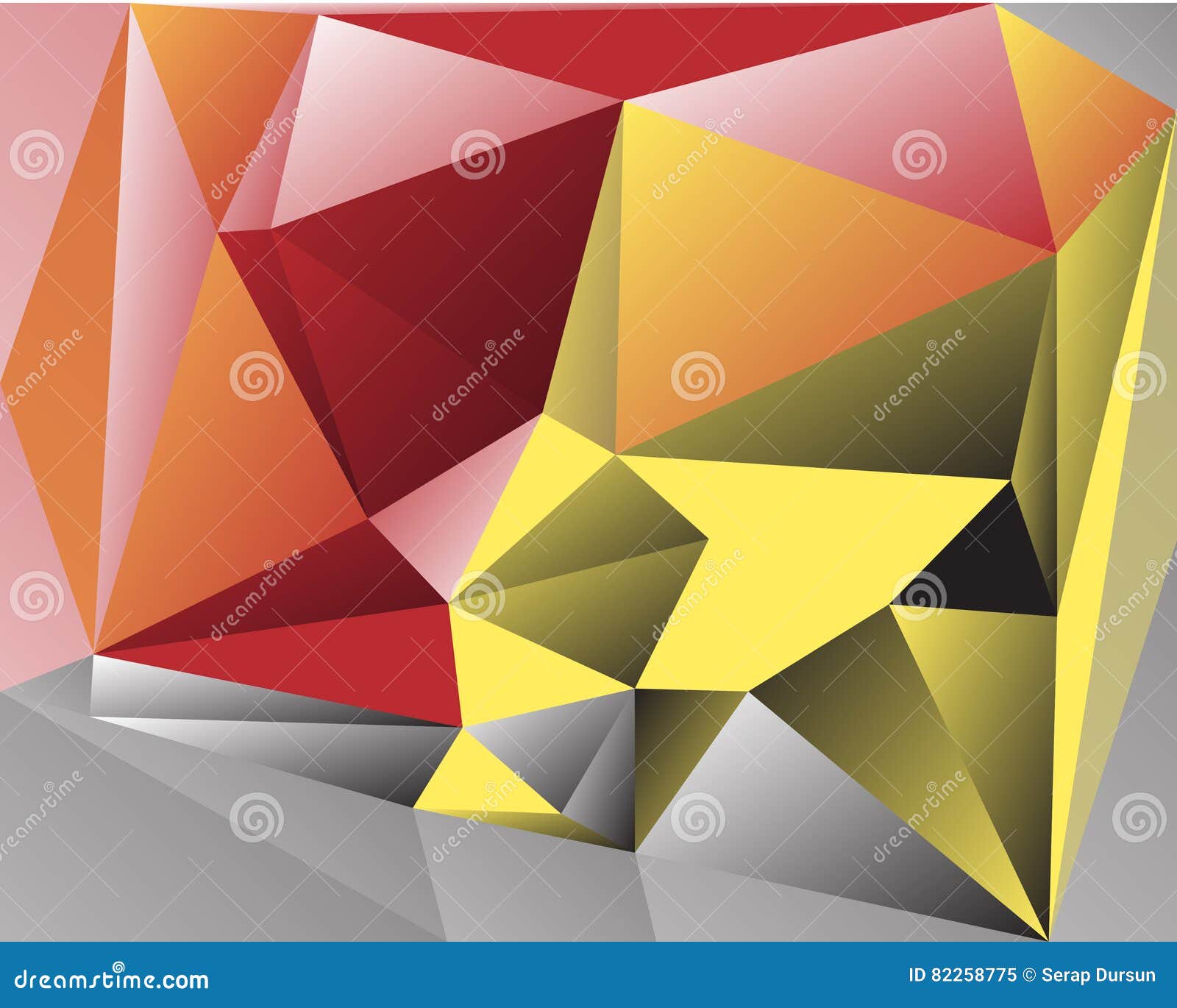Polygonal Abstract Background Stock Vector - Illustration of concept ...