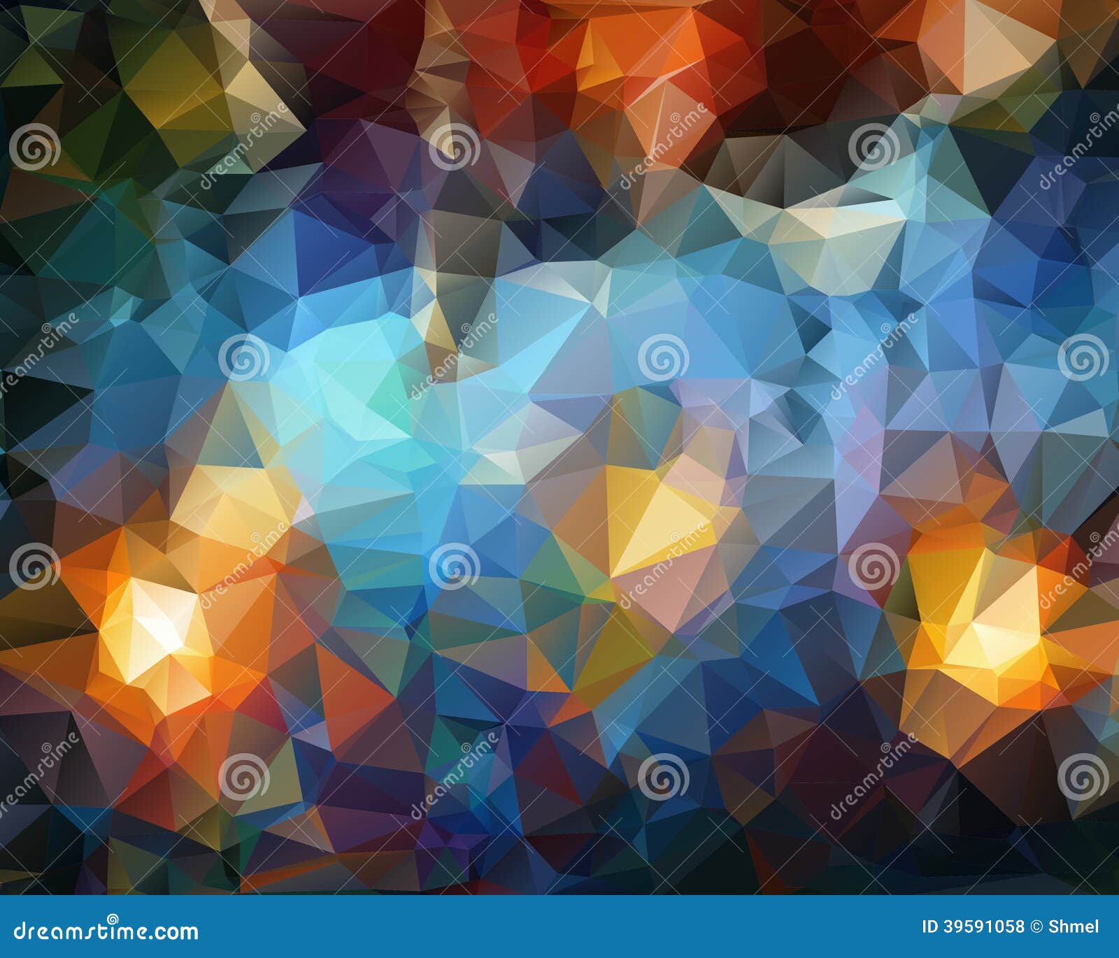 Polygonal Abstract Background. Stock Vector - Illustration of geometry ...