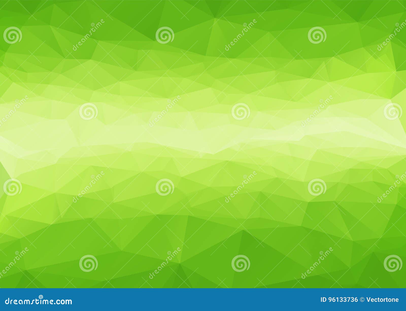 Polygonal Abstract with Green Gradient Across Background. Stock Vector ...