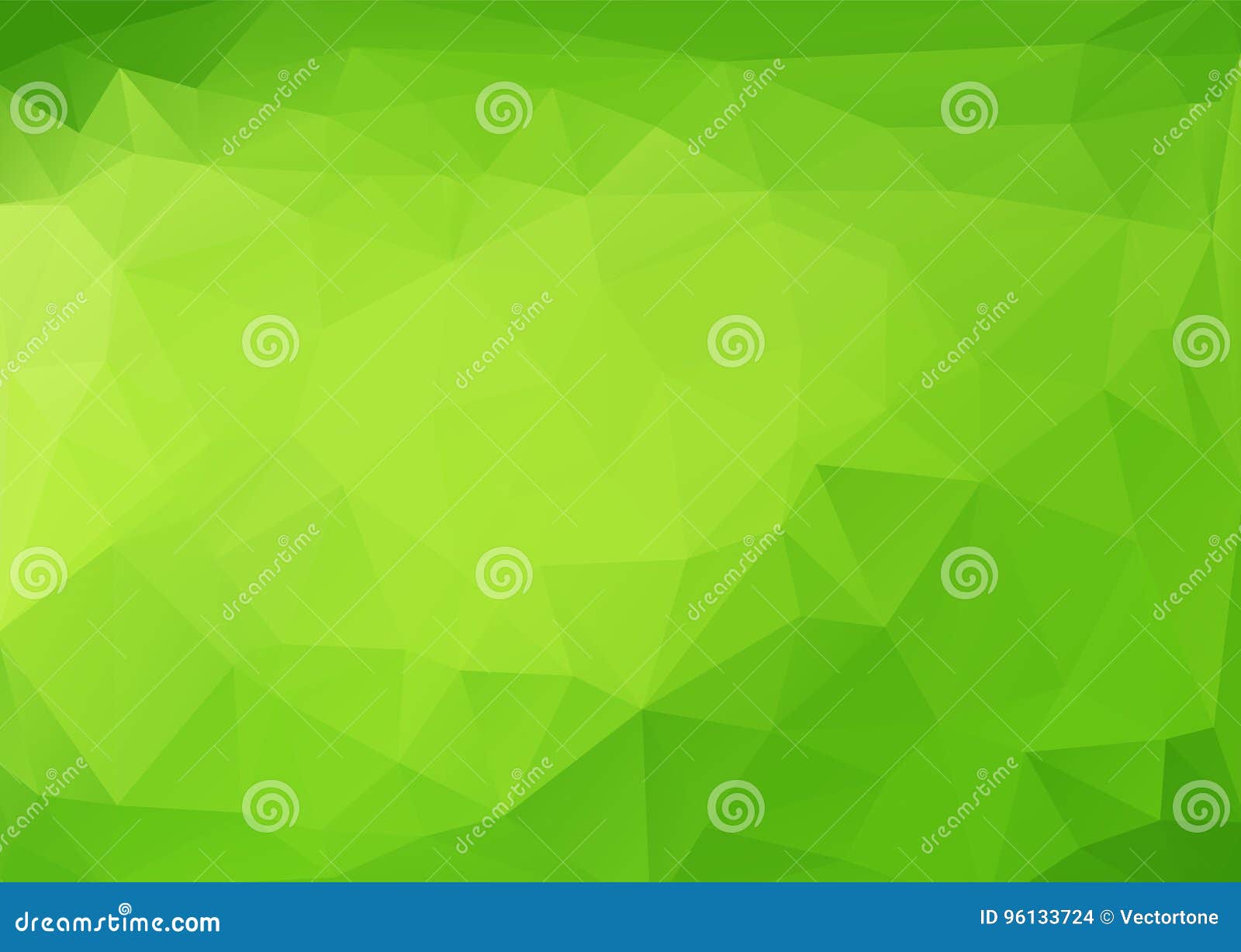 Polygonal Abstract with Green Gradient Background. Stock Vector ...