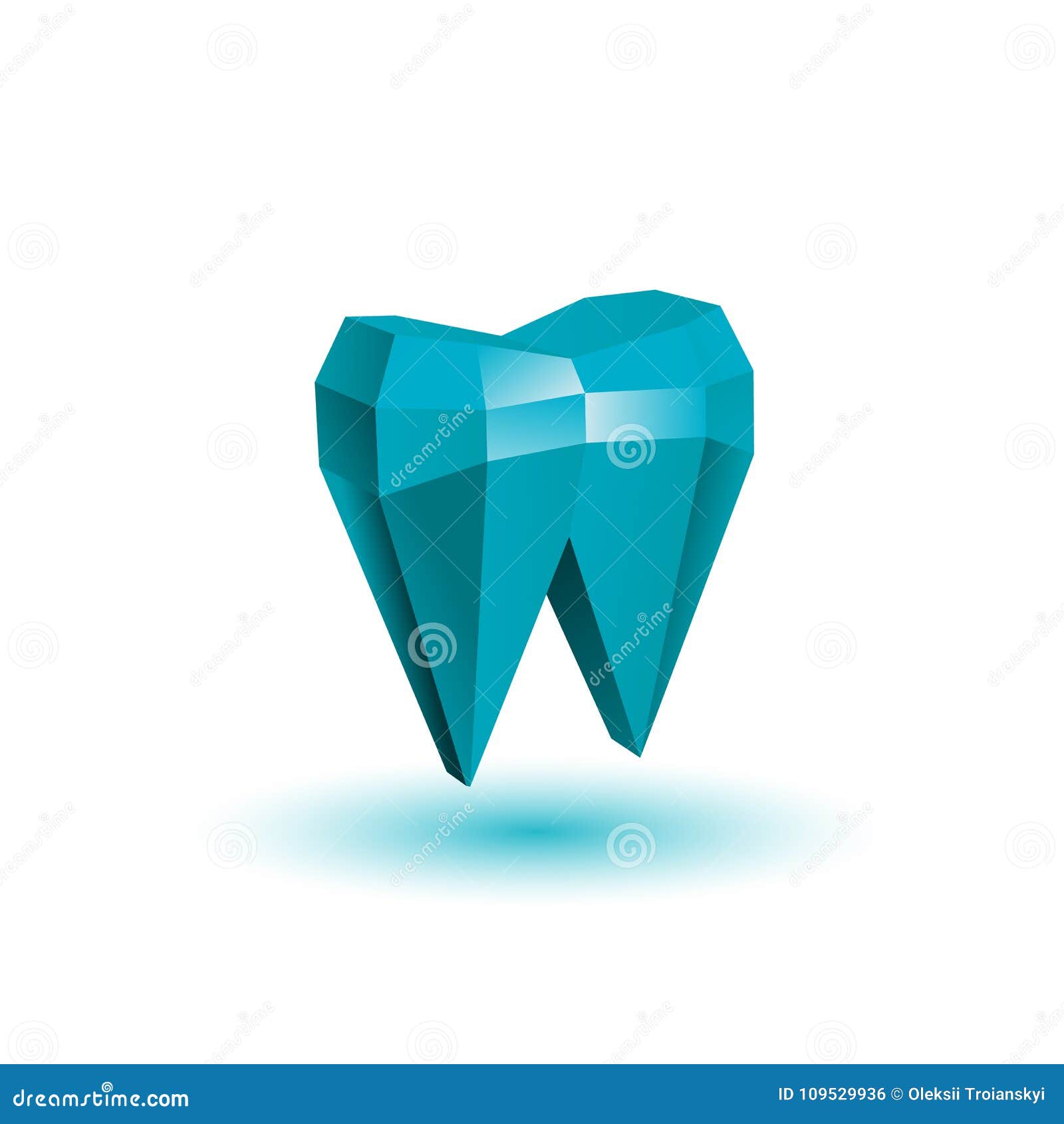 Tooth With Blue Earth Map Texture. Global Dentistry Concept, 3D Royalty ...