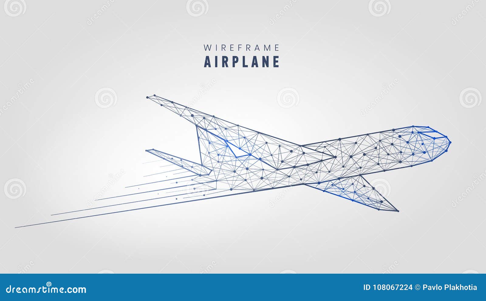 Airplane Wireframe Vector Stock Illustrations – 2,122 Airplane ...