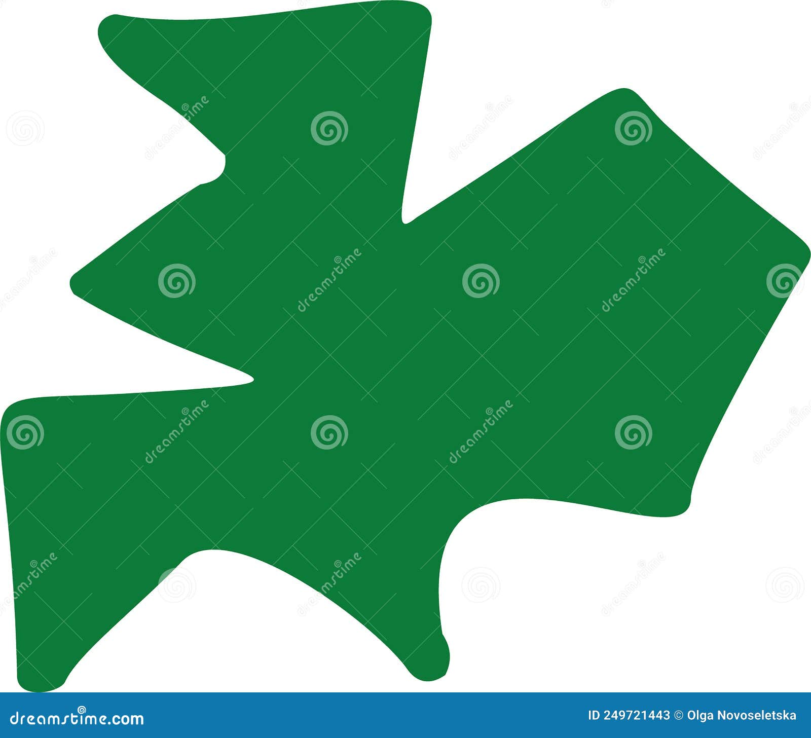 Polygonal Angular Geometric Shape. Irregular Handdrawn Freeform Stock ...